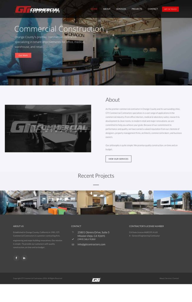 General Contractor Responsive WordPress Website - Hawaii WordPress ...